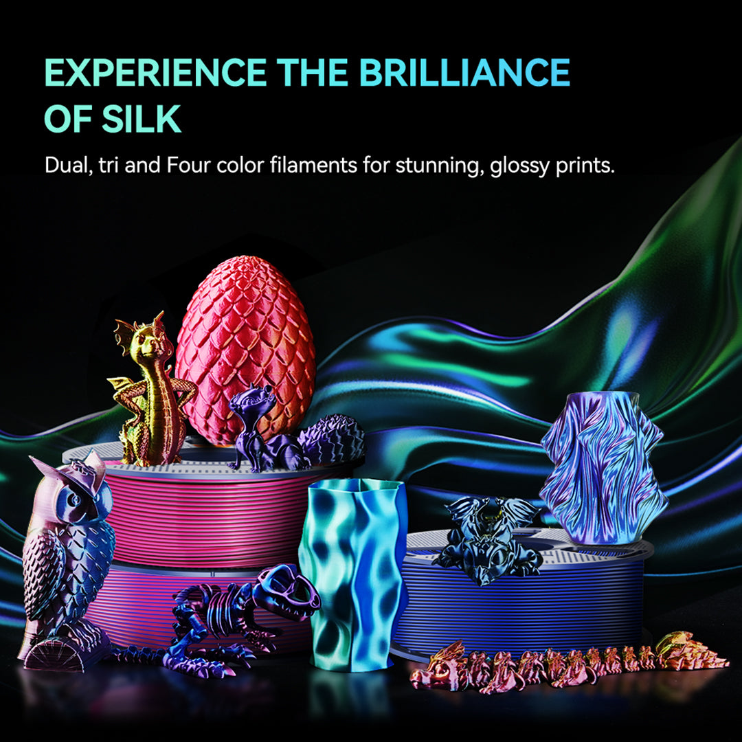 Aesthetic Filaments – Multi-Color Silk, Galaxy, Matte Dual-Color ...