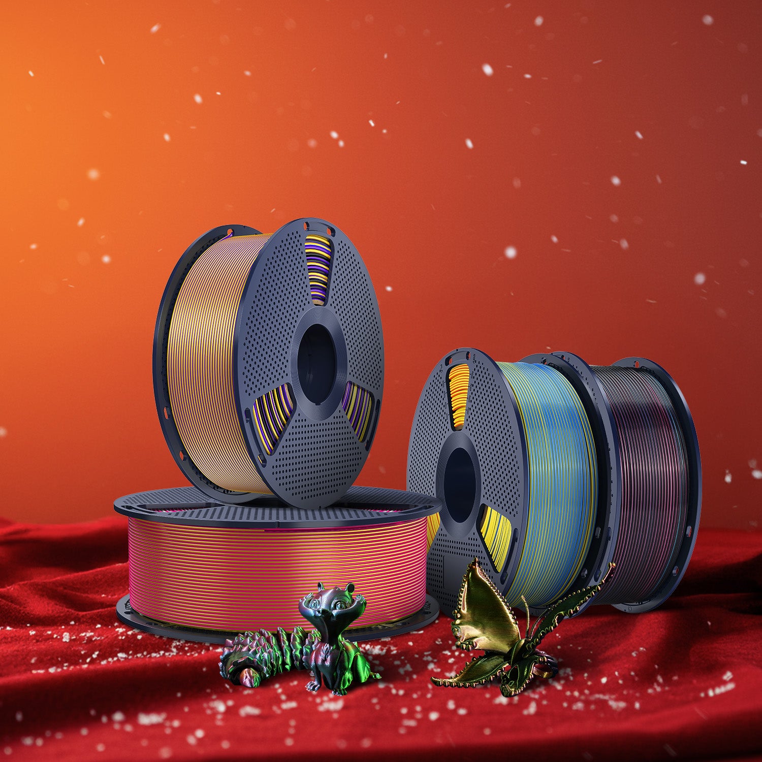 Aesthetic Filaments – Multi-Color Silk, Galaxy, Matte Dual-Color ...