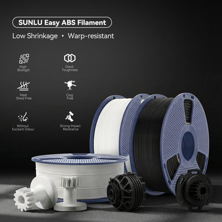 SUNLU ABS filament, 3d print abs filament